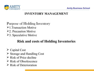 Lecture 31 inventory management | PPT