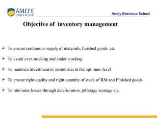Lecture 31 inventory management | PPT