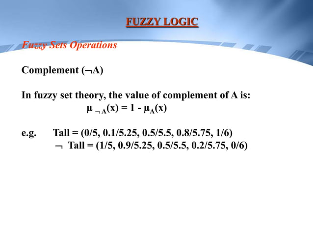 Lecture 32 fuzzy systems | PPT