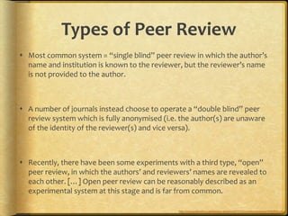 Lecture 32: Open Peer Review | PPTX
