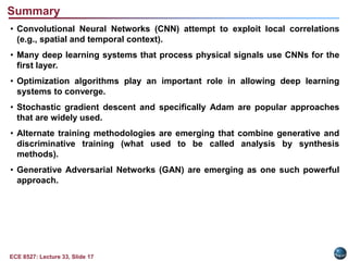 Lacture Generative Adversal Network in Neural Networks | PPT