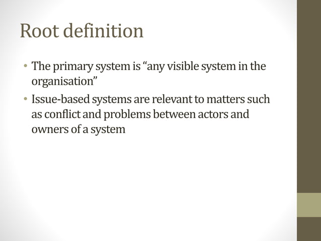 Soft Systems Methodology | PPTX | Computer Software and Applications ...