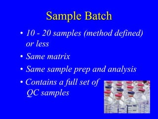 Method validation terms quality control and assurance | PPT