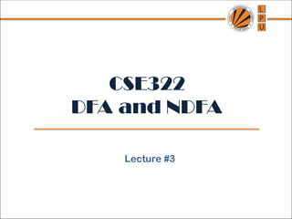 lecture 3.ppt by 5th SEM LPU Lecture PPT | PPT