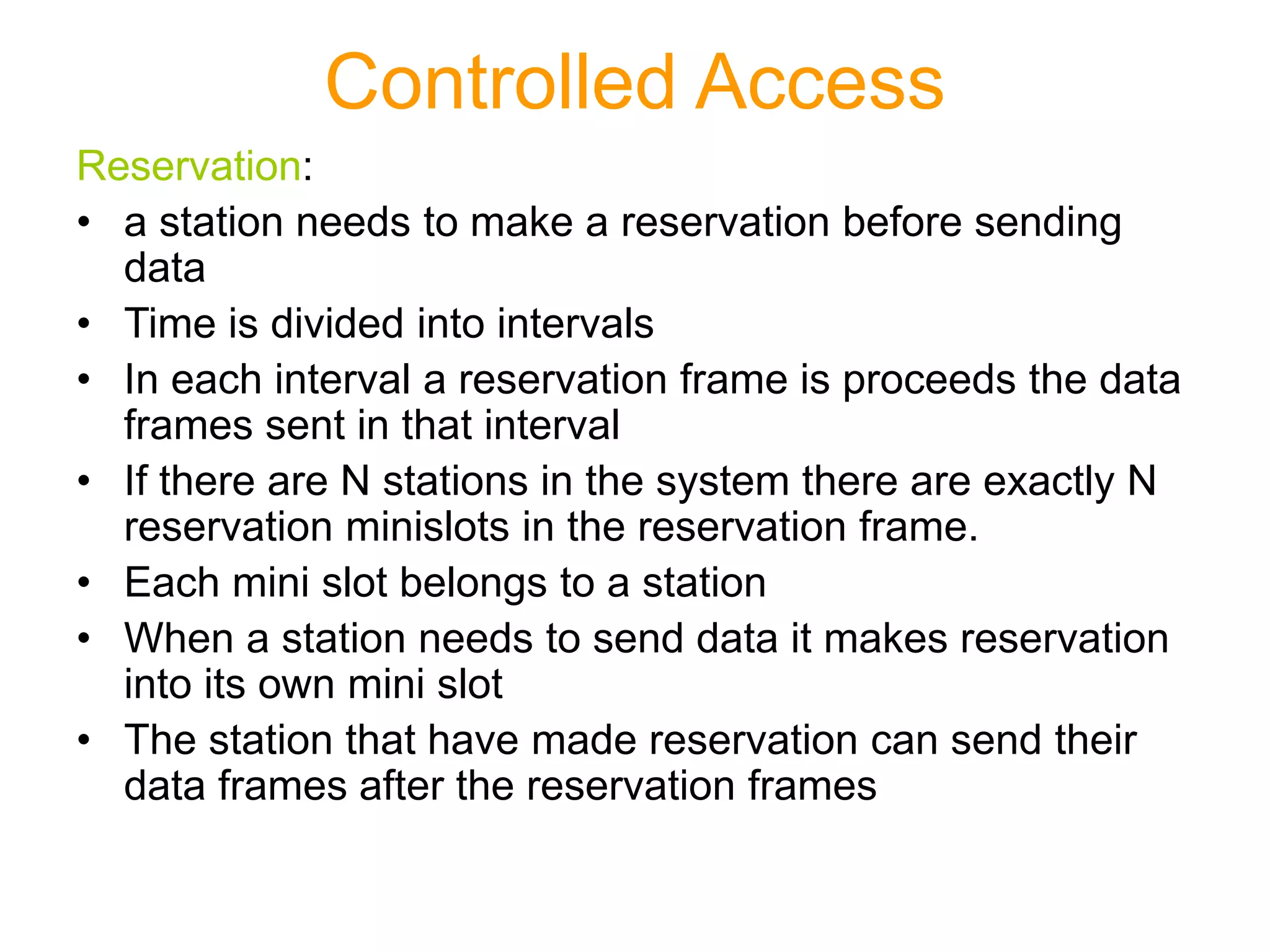 Multiple Access Techniques Ppt Computer Networking Computing