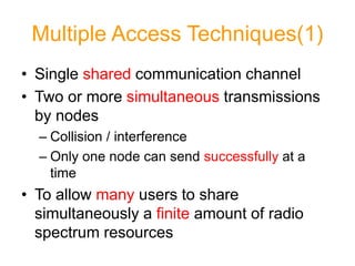 Multiple Access Techniques | PPT