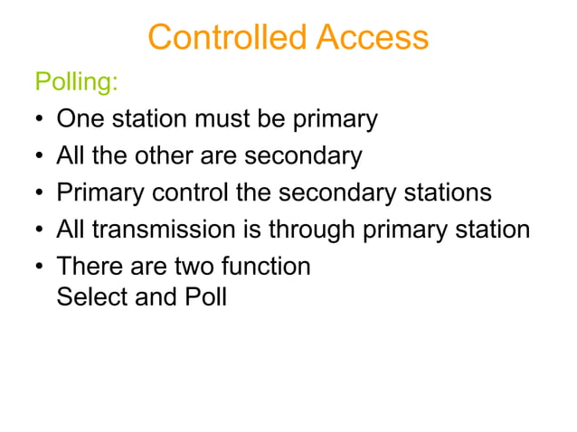 Multiple Access Techniques | PPT | Computer Networking | Computing