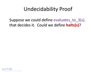 Class 36: Halting Problem | PPTX
