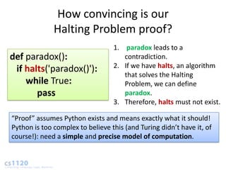 Class 36: Halting Problem | PPTX