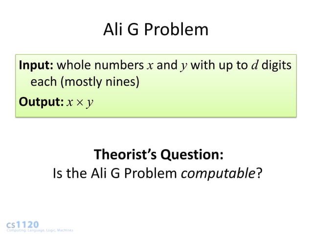 Class 37: Computability in Theory and Practice | PPT | Free Download