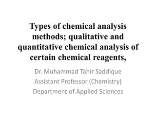 Lecture 38-39 Chemical Analysis (1).pptx