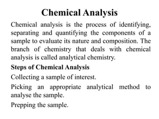 Lecture 38-39 Chemical Analysis (1).pptx