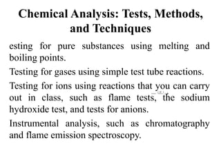 Lecture 38-39 Chemical Analysis (1).pptx