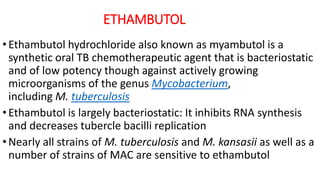 Lecture 38 DRUGS USED IN THE TREATMENT OF TUBERCULOSIS AND LEPROSY.pptx