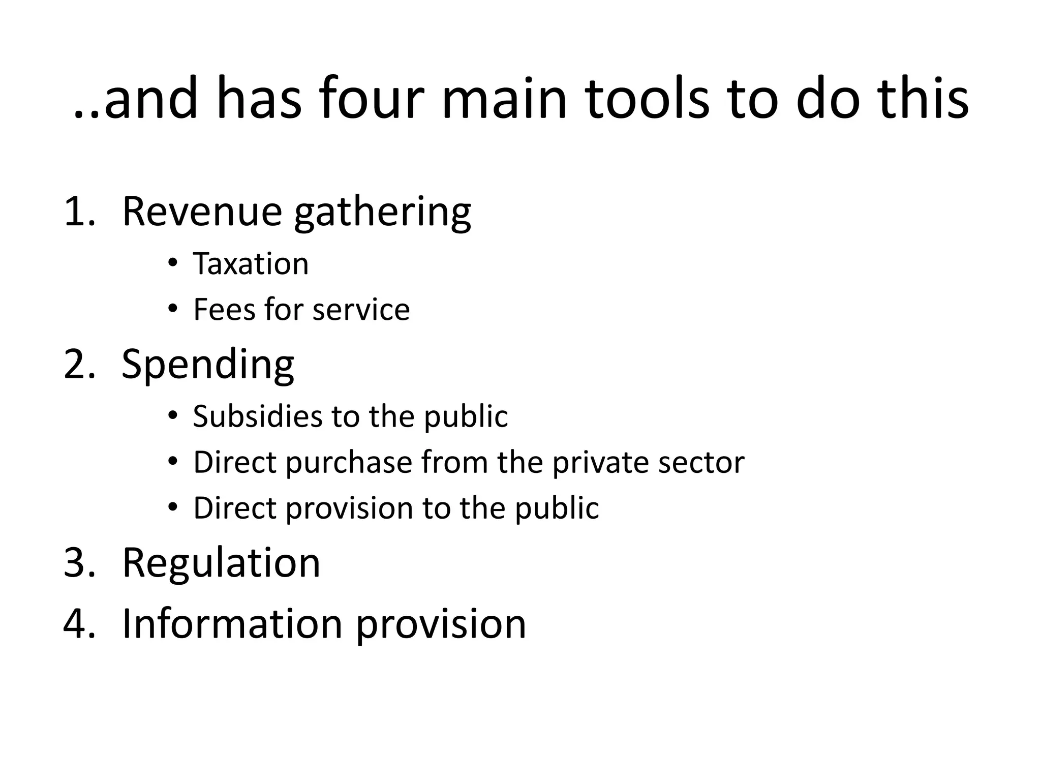 Role of Government | PPT