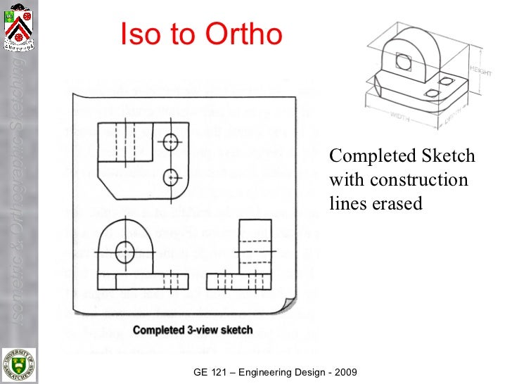 Lecture 3 A Isometric And Orthographic Sketching 2009