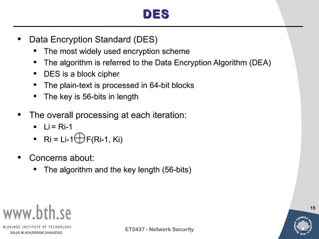 Lecture3a symmetric encryption | PPT