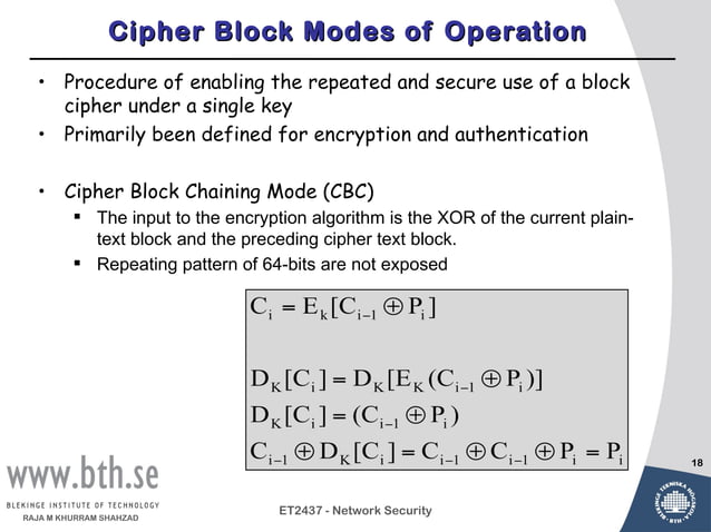 Lecture3a symmetric encryption | PPT