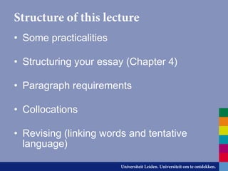 Lecture 3 academic writing in english | PPT
