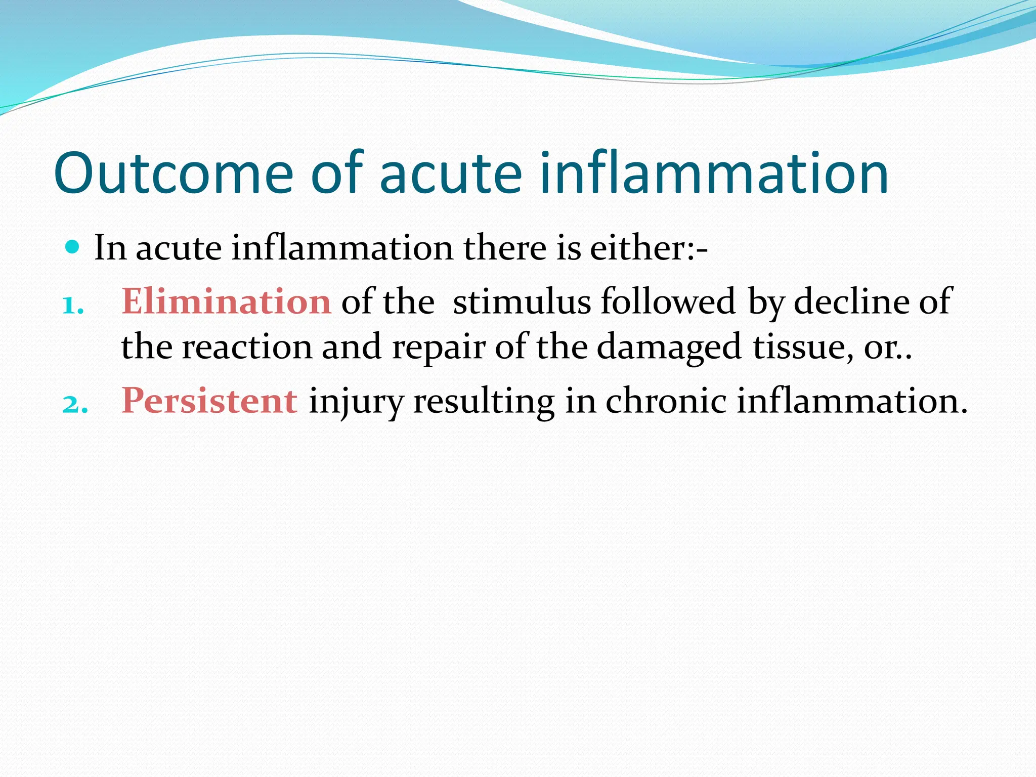 Lecture 3 Acute inflammation definition, events, signs and ...