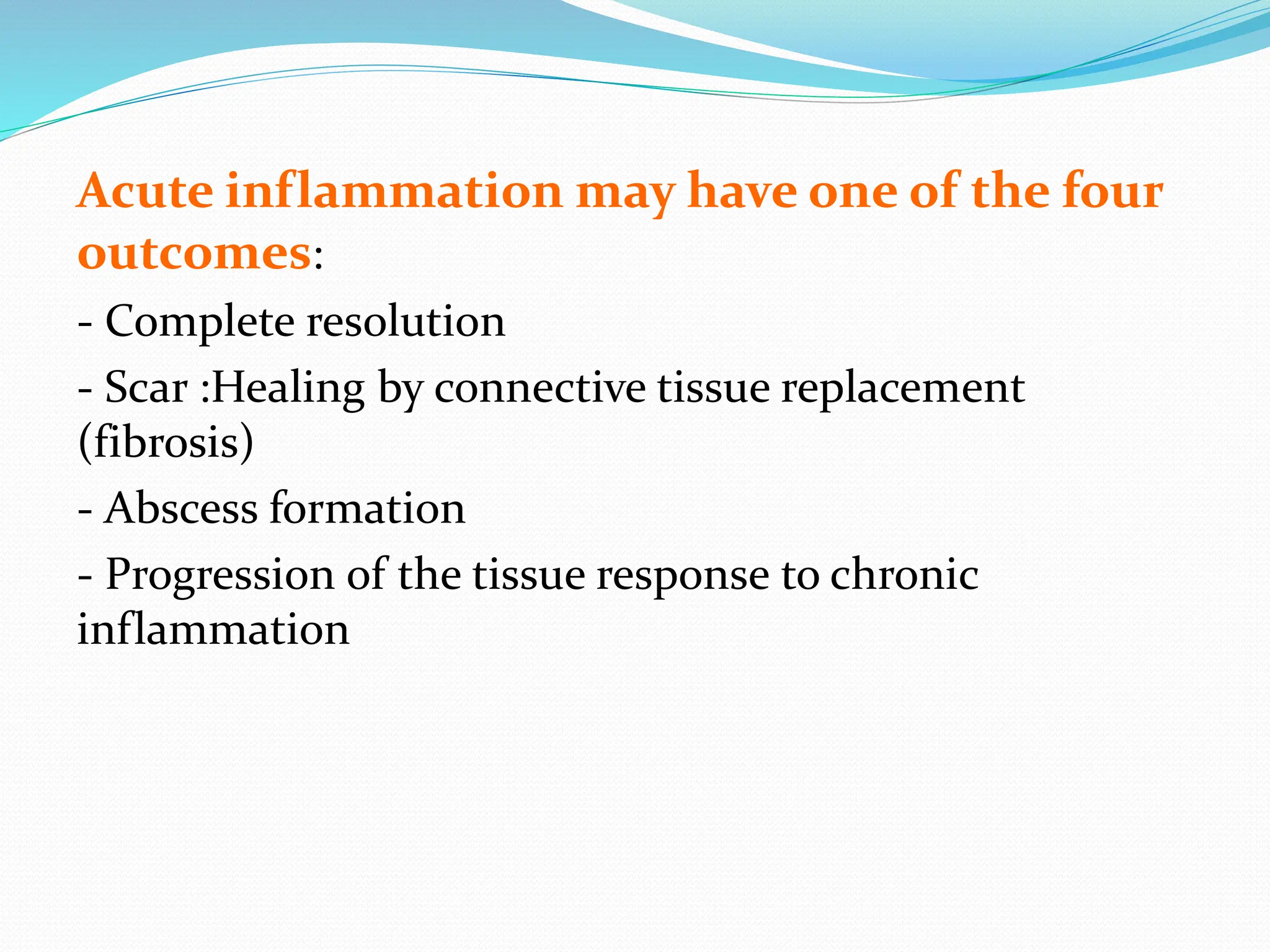 Lecture 3 Acute inflammation definition, events, signs and ...