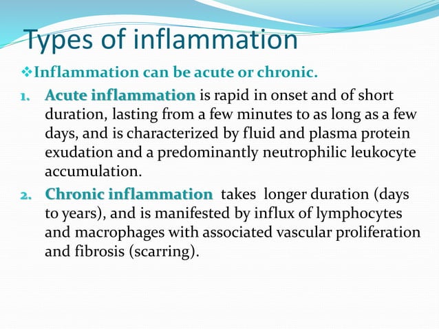 Lecture 3 Acute inflammation definition, events, signs and ...