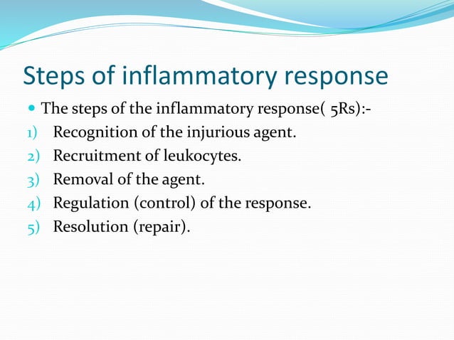 Lecture 3 Acute inflammation definition, events, signs and ...