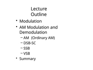 Lecture 3 ~ Amplitude Modulation....pptx