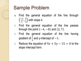 Lecture #3 analytic geometry | PPTX