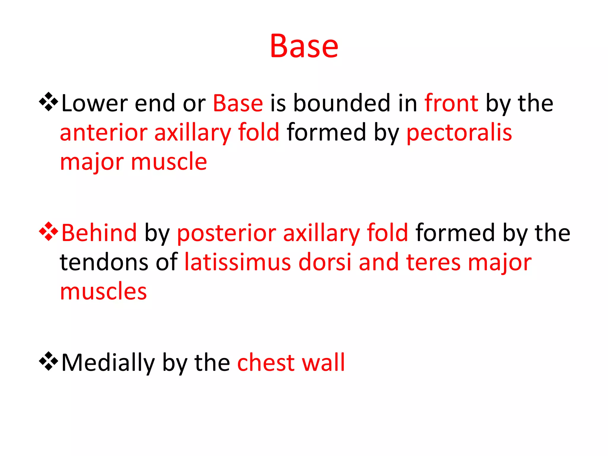 Anatomy of axilla with Dr- Ameera Al-Humidi .pptx