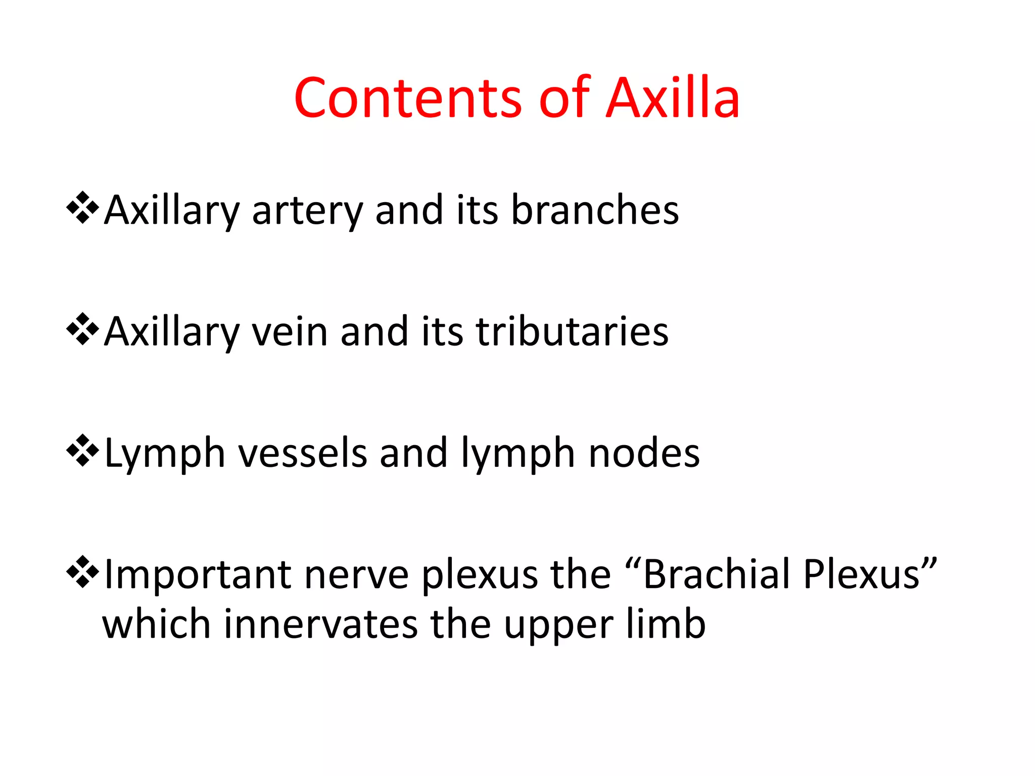 Anatomy of axilla with Dr- Ameera Al-Humidi .pptx
