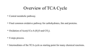 Tricarboxylic cycle biochemistry subject | PPT