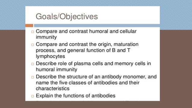 Adaptive Immunity- Human Health and Disease powerpoint | PPT