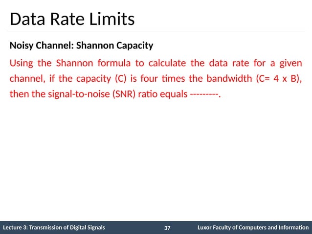 Lecture 3 Baseband Transmission Part1 Pptx
