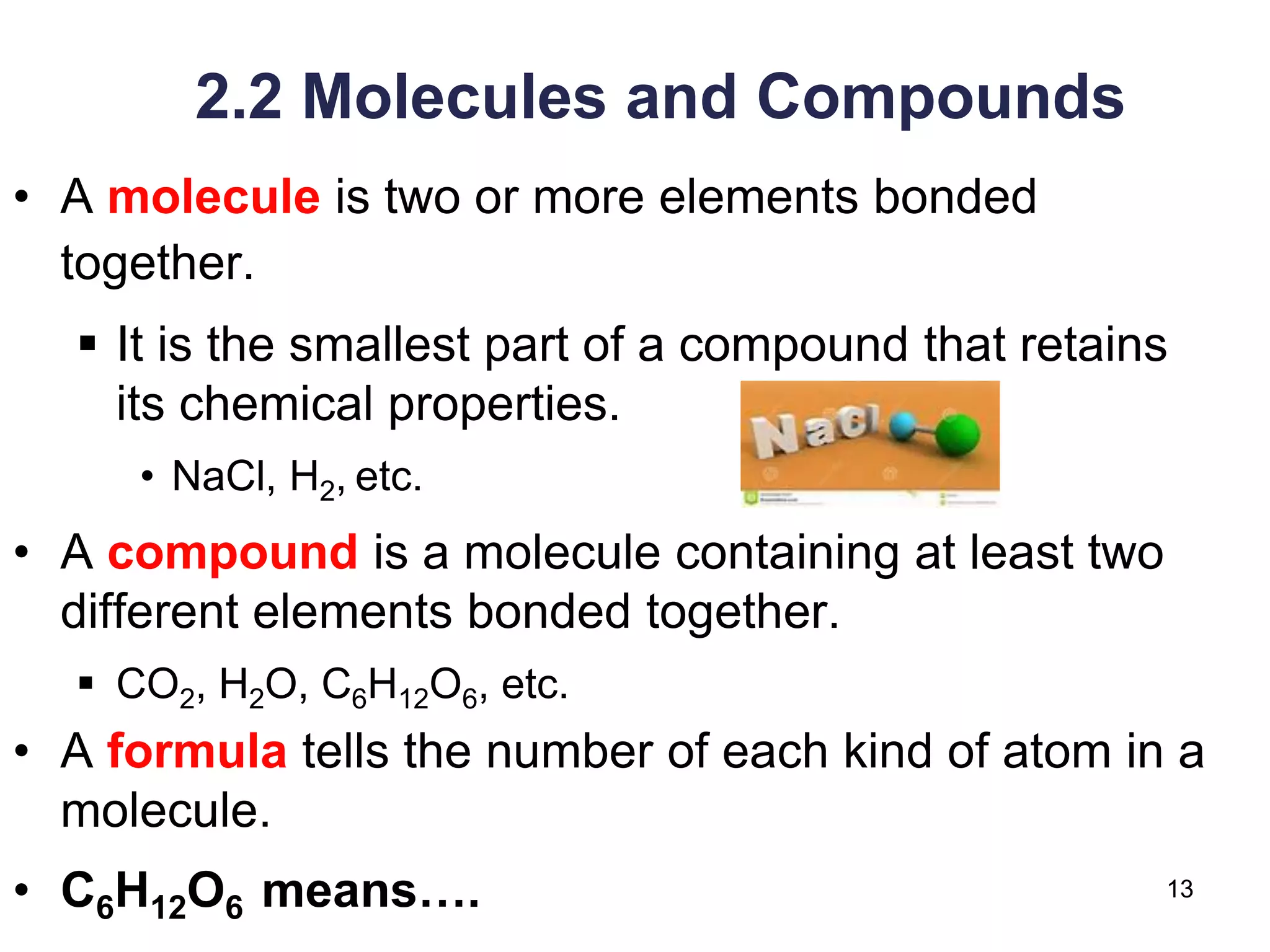 Lecture 3 Basic chemistry | PPT
