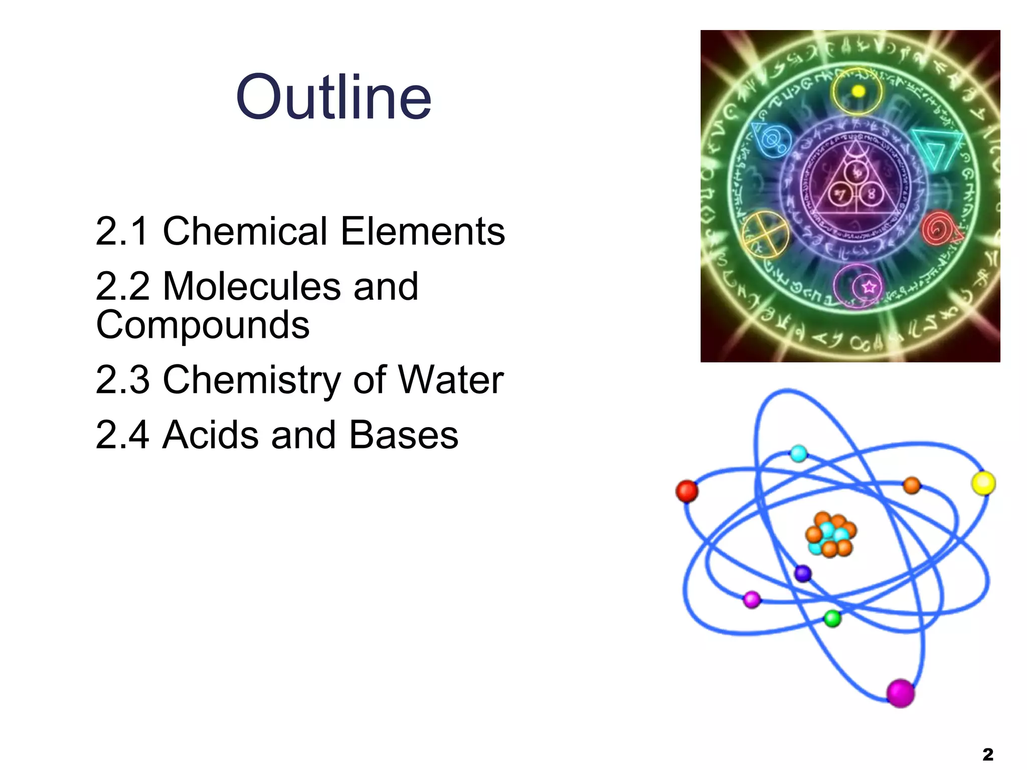 Lecture 3 Basic chemistry | PPT