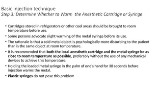 basic injection Techniques in local anesthesia.pptx