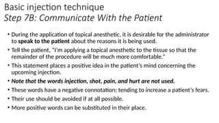 basic injection Techniques in local anesthesia.pptx
