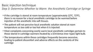 basic injection Techniques in local anesthesia.pptx