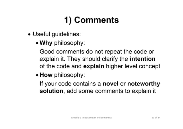 Lecture 3 Basic Syntax And Semantics Pdf Programming Languages
