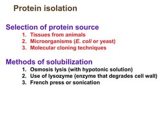 Lecture 3 biochemical technique (2) | PPT