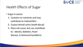 Carbohydrates in foods and their functional properties | PPTX