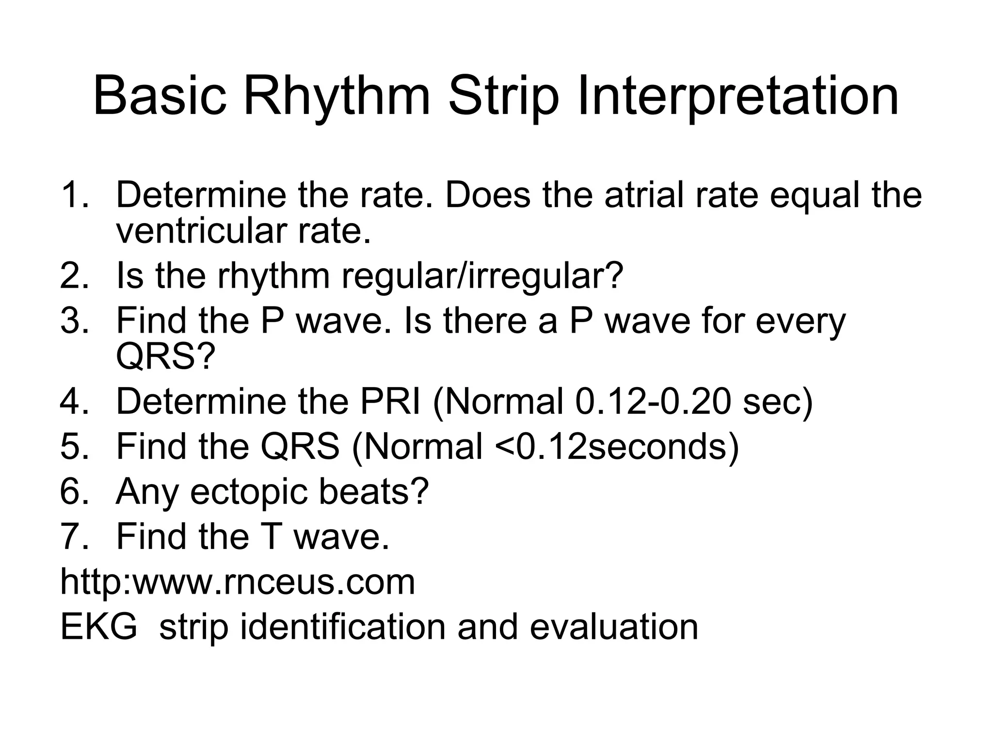 Lecture 3 cardiac rhythms | PPT