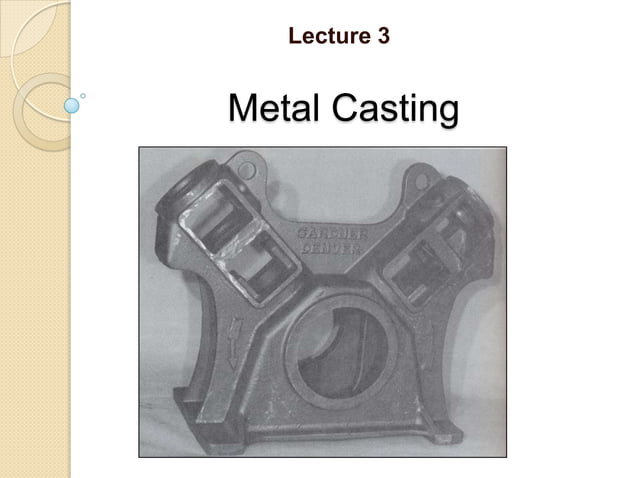 Metal Casting processes including pattern making and mold making,Patterns,Casting Defects | PPTX ...