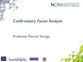 Confirmatory Factor Analysis | PPT