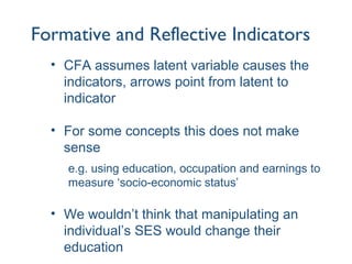Confirmatory Factor Analysis | PPT