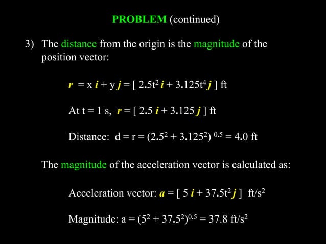 Dynamics Kinematics Curvilinear Motion | PDF