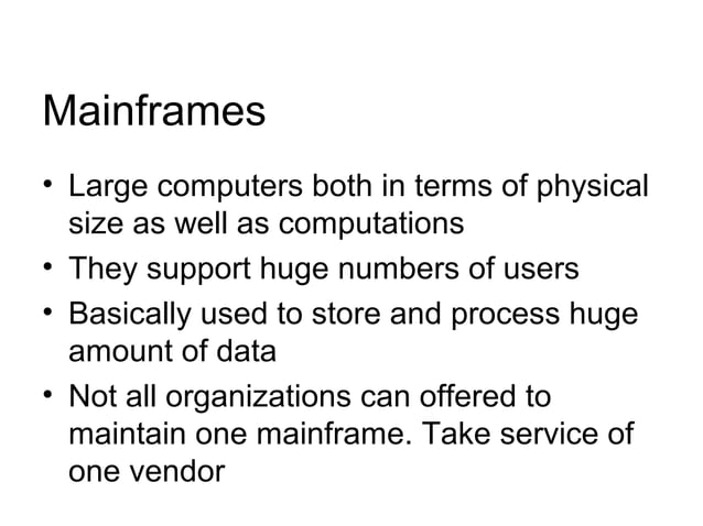clasification of digital computer and application of computers | PPT