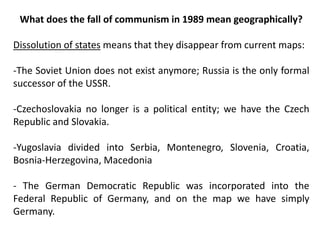 Lecture3 communism to_postcommunism | PPT