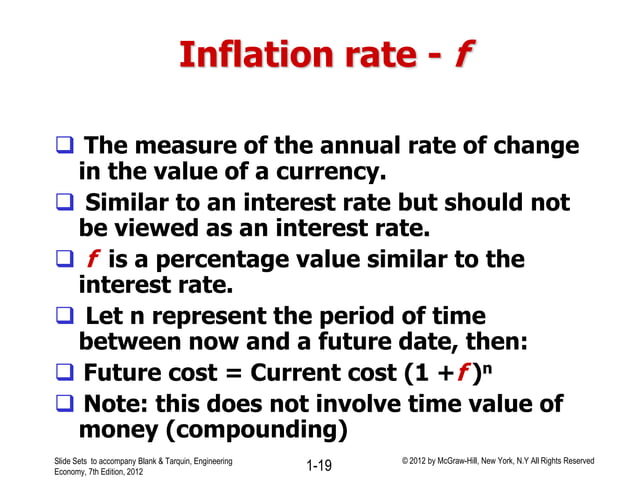 Lecture # 3 compounding factors effects of inflation | PDF